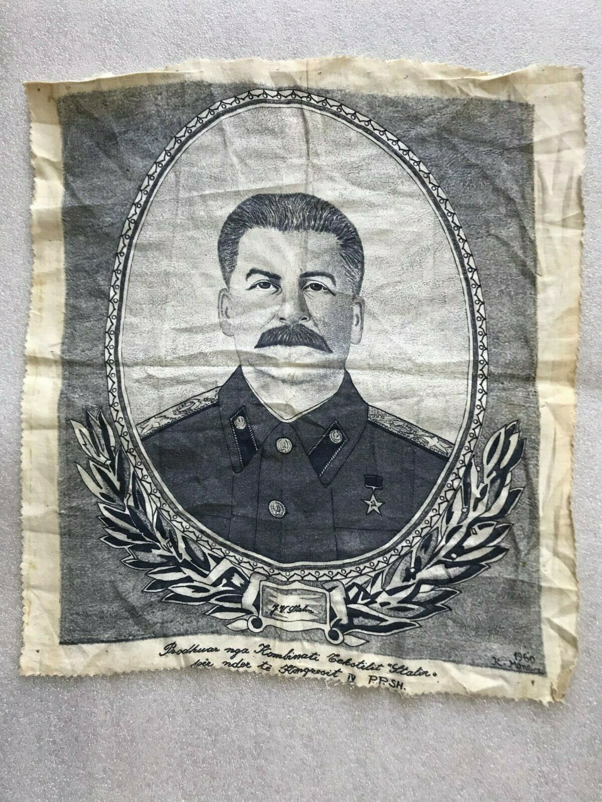 Old Rare Portrait In Cloth Joseph V.Stalin and 50 similar items