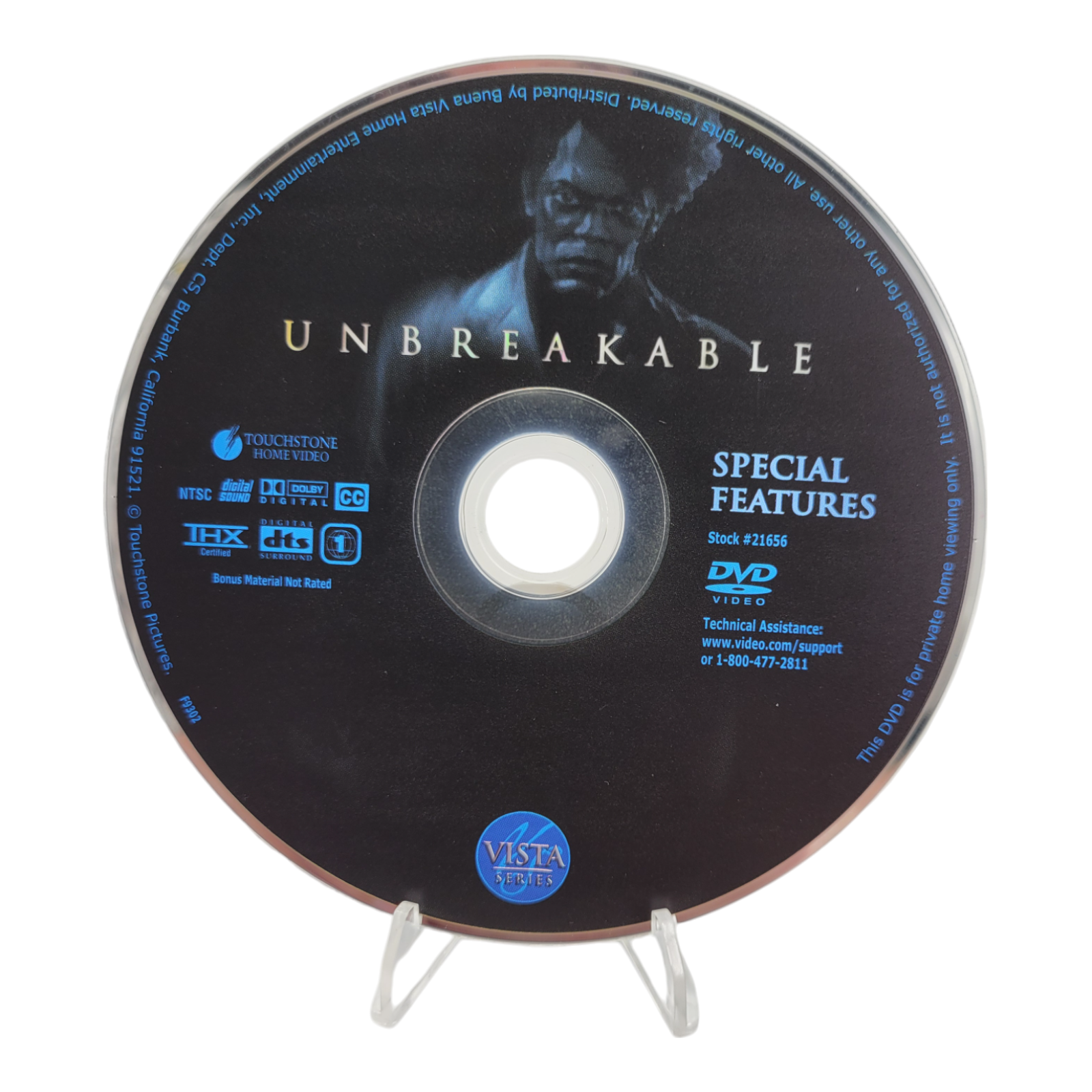 2001 Unbreakable 2-Disc DVD Set Bruce Willis Samuel L Jackson M Night ...
