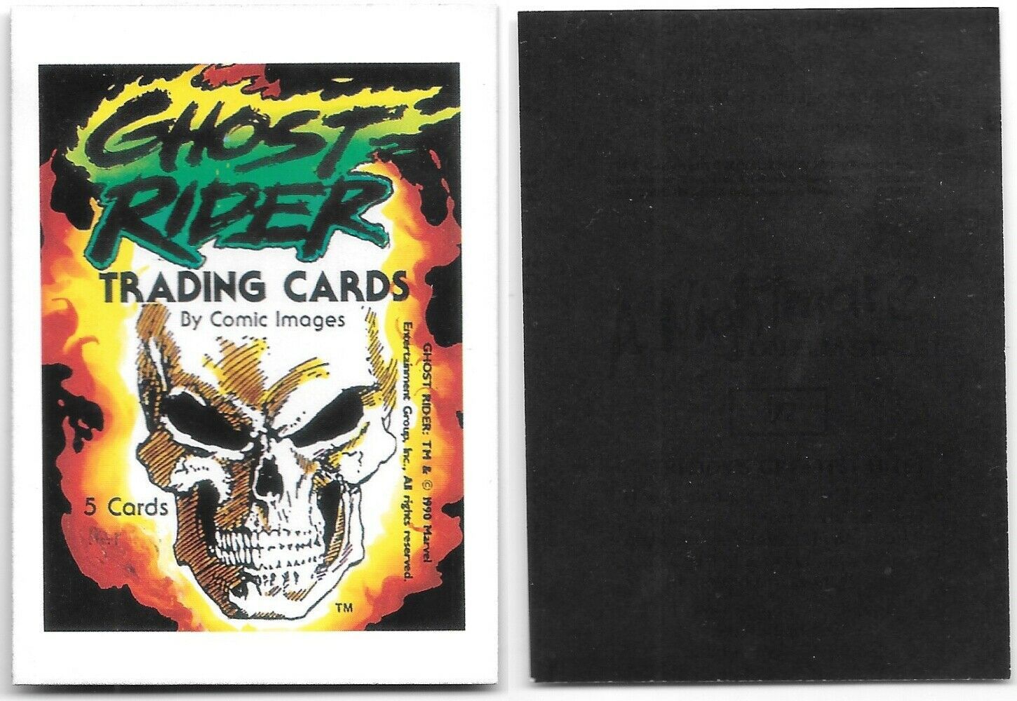 Marvel Comics Ghost Rider Trading Card SINGLES 1990 Comic Images YOU ...