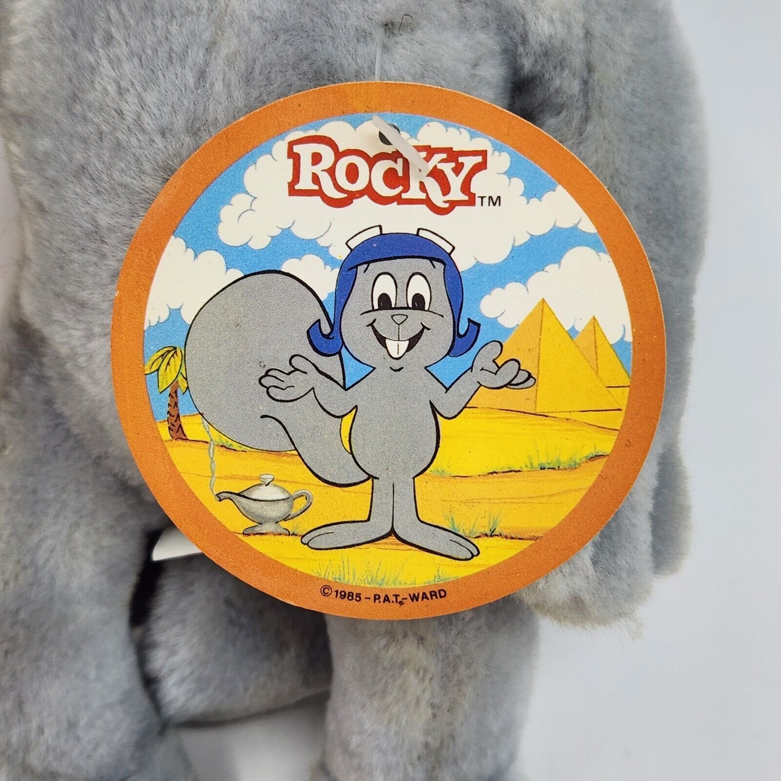 VINTAGE 1985 MIGHTY STAR ROCKY FROM BULLWINKLE STUFFED ANIMAL PLUSH TOY ...