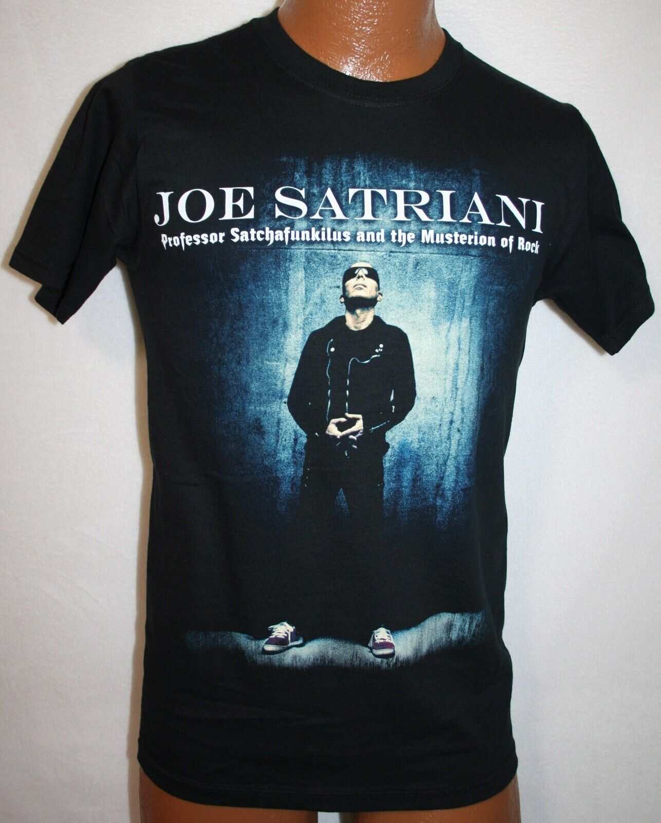 JOE SATRIANI 2008 Professor Satchafunkilus Concert Tour T-SHIRT S Rock ...