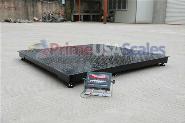 5 Year Warranty 2,500 lb 3x3 Pallet Floor Scale Warehouse NTEP Legal 4 ...