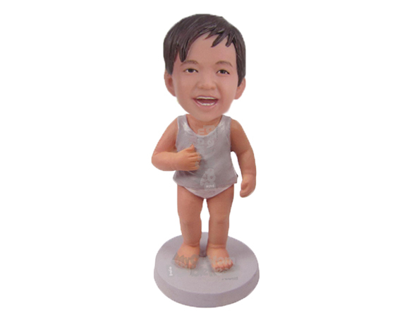 Custom Bobblehead Baby Boy Taking His First Step - Parents & Kids ...
