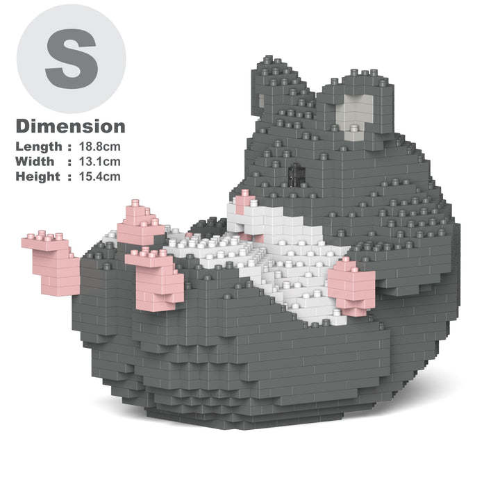 Hamster Sculptures (JEKCA Lego Brick) DIY Kit - Building Toy Complete ...