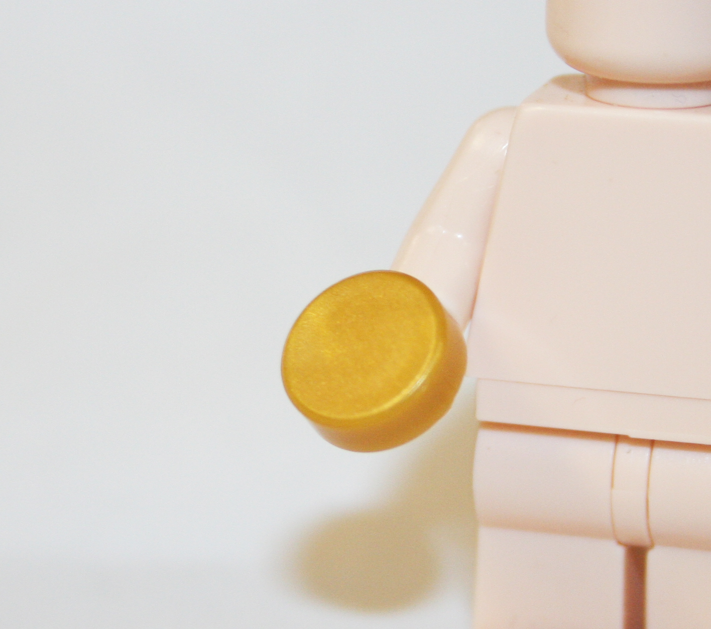 Gold 1X1 Round Piece Custom Minifigures - LEGO (R) Minifigures