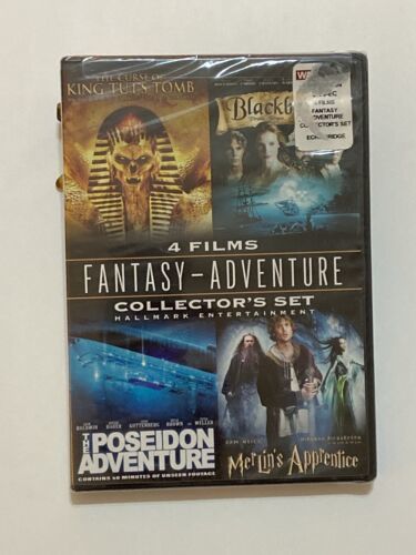 4 Film Fantasy Adventure Collectors Set Poseidon, Blackbeard, King Tut ...