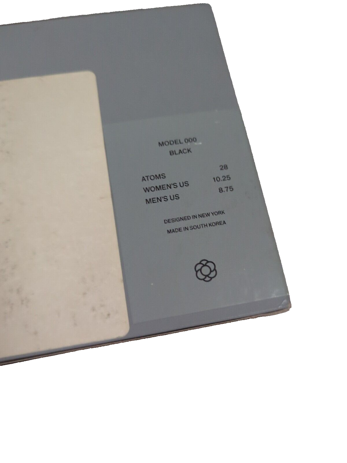 Atoms Model 000 Sneakers Shoes Black/Black 28 (US Men's 8.75, Women's ...