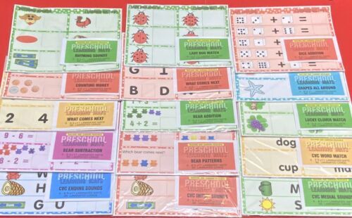 15 sets Classroom Bundle - Set of 90 Learning Mats / Cards - Laminated ...