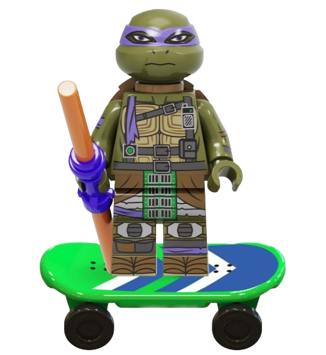 CB Anime Ninja Turtles Leonardo Da Vinci Wild Boar KF1420 Minifigure US ...