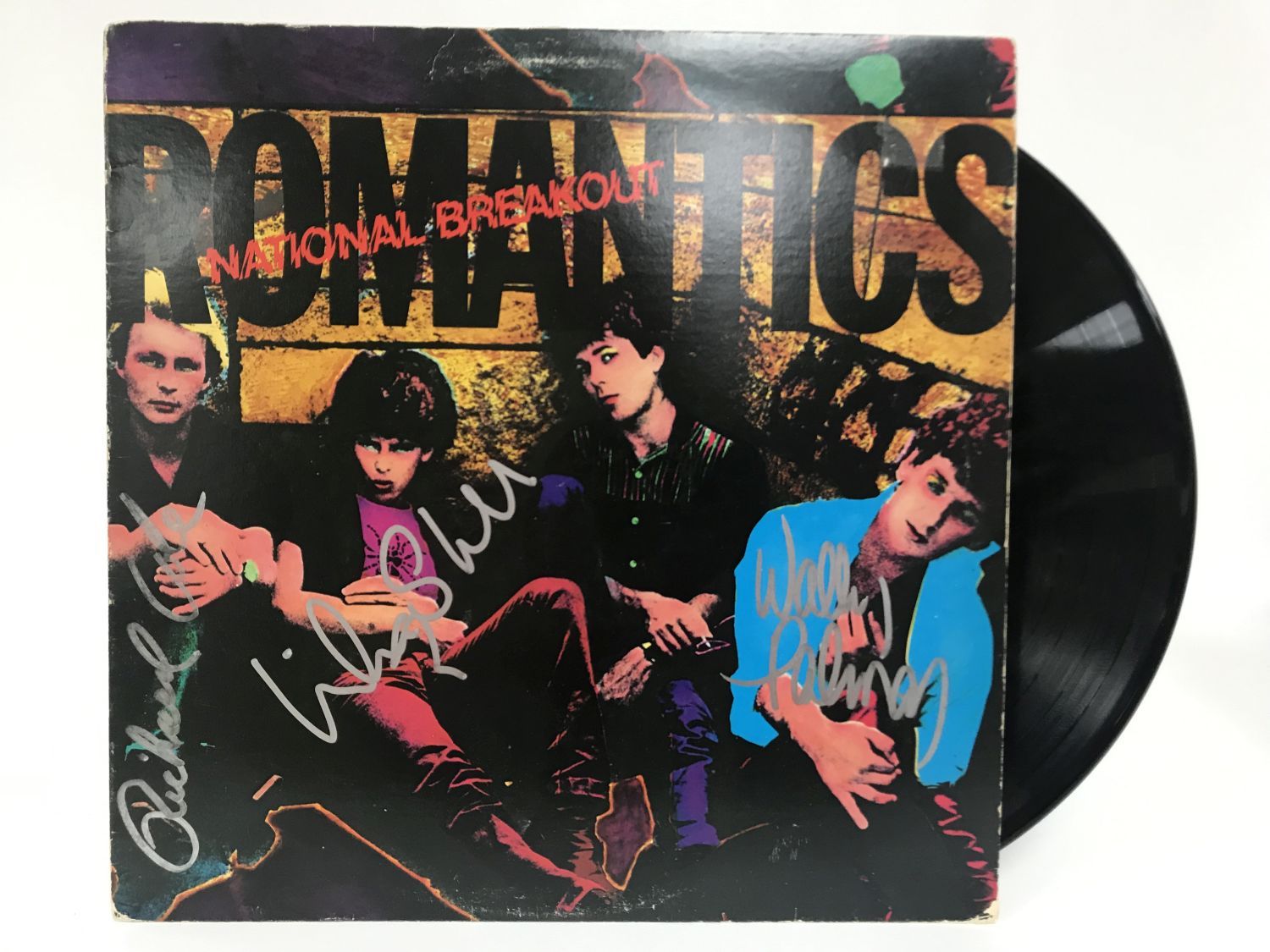 The Romantics Group Autographed "National Breakout" Record Album - Records
