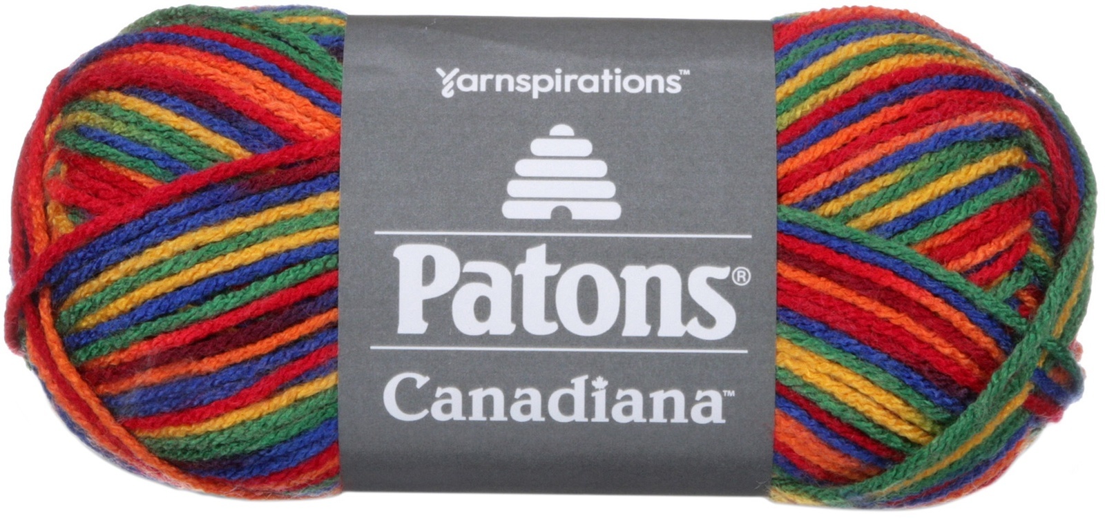 Patons Canadiana Yarn - Ombres-Rainbow - Yarn
