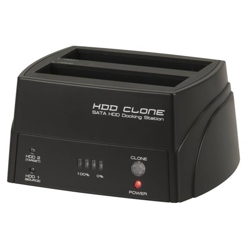 DUAL 2.5”/3.5” SATA HDD Docking Station with Clone Function - Hard ...