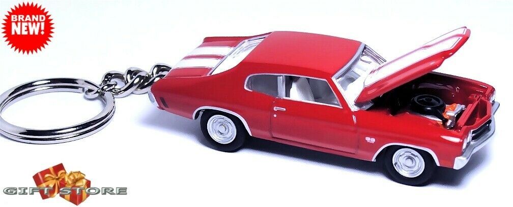 Rare! Key Chain 1970/1971 Red Chevy Chevelle and 50 similar items