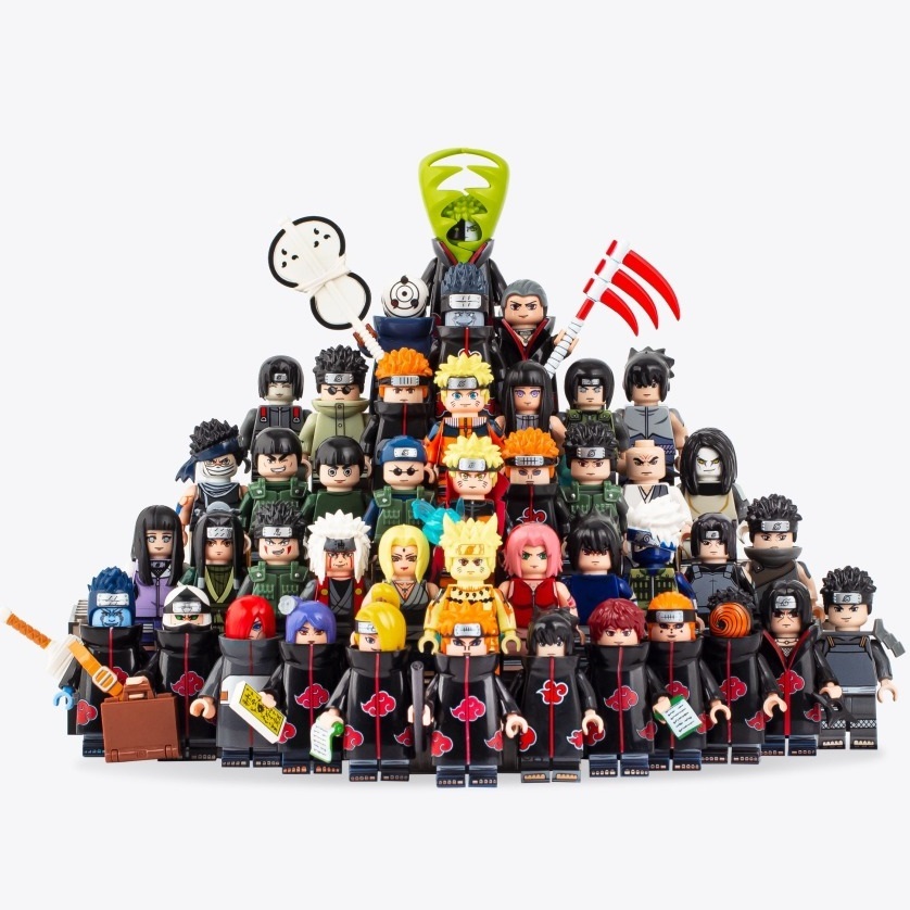 Naruto Ninja War Akatsuki Pain Itachi Obito Uchiha 43pcs Minifigure ...