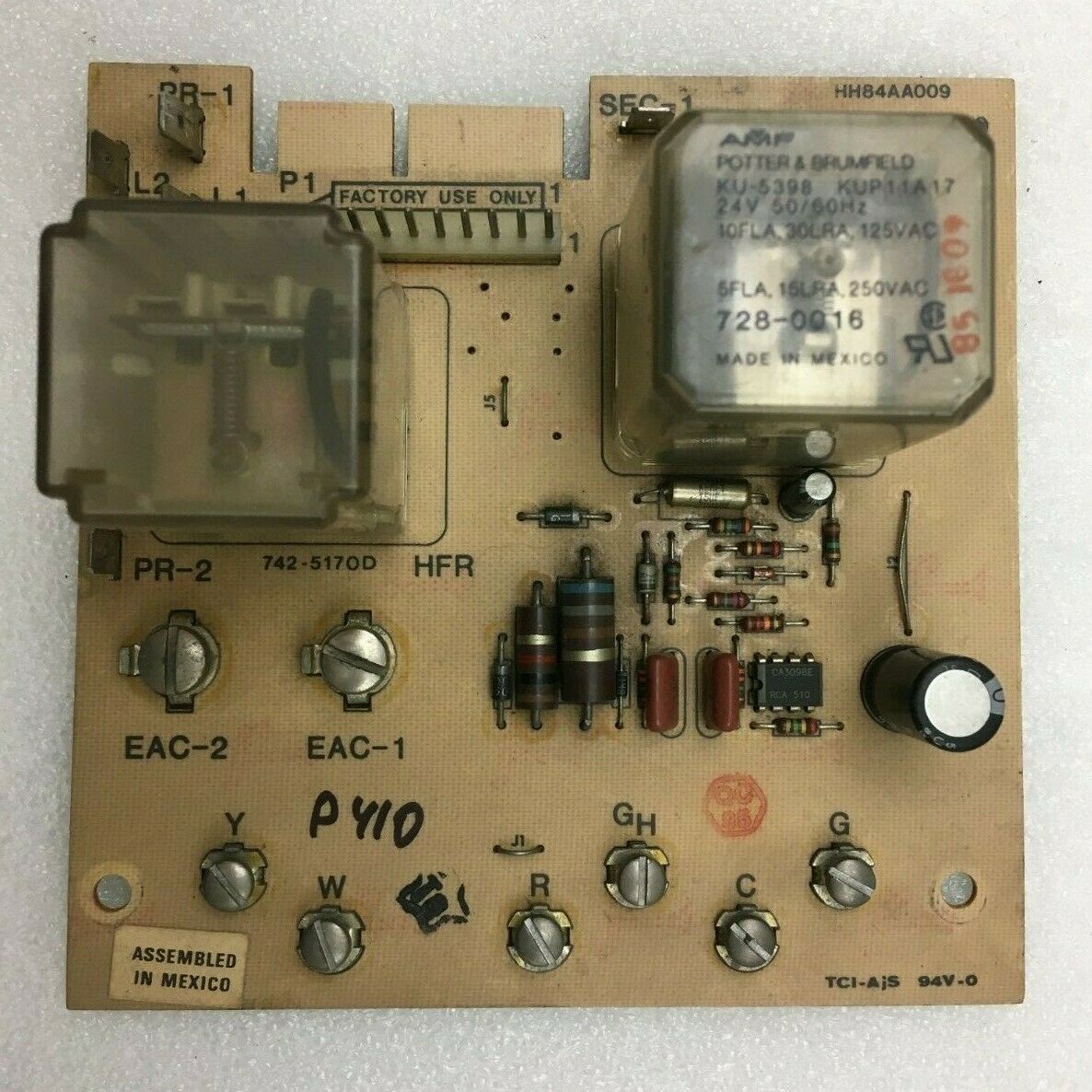 Carrier Bryant HH84AA009 Furnace Control Circuit Board used #P410 - Controls & Circuit Boards
