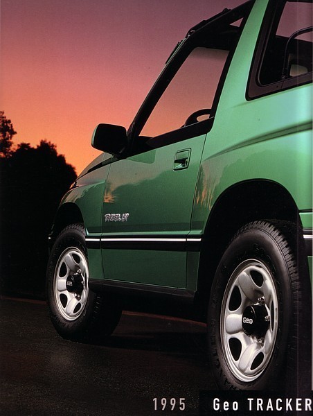 1995 Chevrolet GEO TRACKER brochure catalog US 95 Sidekick - Chevrolet