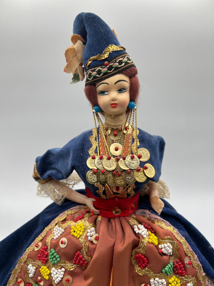 Antique Osmani Era Turkish Handmade Dancer Doll in Traditional Dress ...