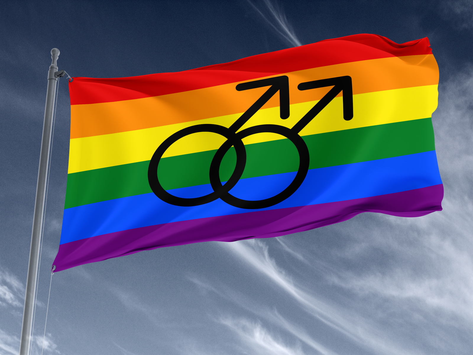 Pride Male Flag 3x5 outdoor, Size -3x5Ft / 90x150cm, Garden flags ...