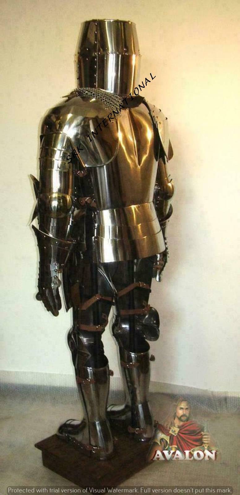 Medieval Knight Wearable Armor Suit Crusader Combat Full Body Armour ...