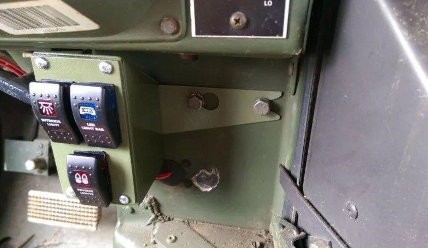 MILITARY HUMVEE ROCKER SWITCH "UNDER HOOD LIGHT" M998 M1038 M1025 HMMWV ...