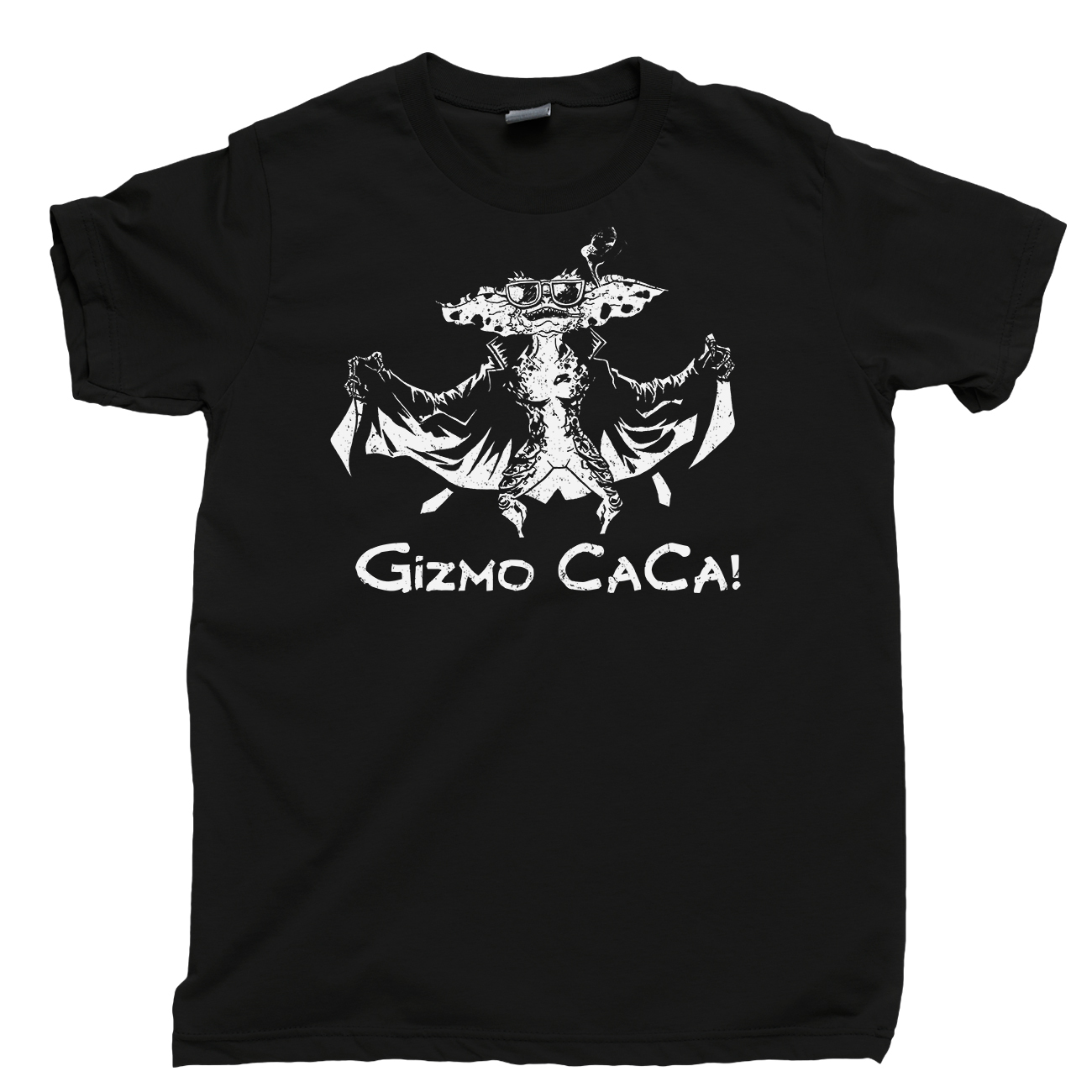 Gizmo Caca T Shirt, 1980s Comedy Horror Movie Gremlins Men's Cotton Tee ...