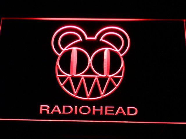 Radiohead Rock LED Neon Light Sign Hang Wall Home Decor, Room Glowing ...