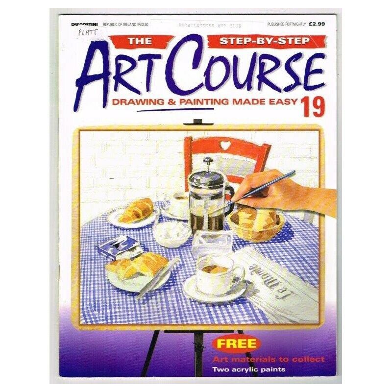 The Step-By-Step Art Course Magazine No.19 mbox25 Drawing & Painting ...