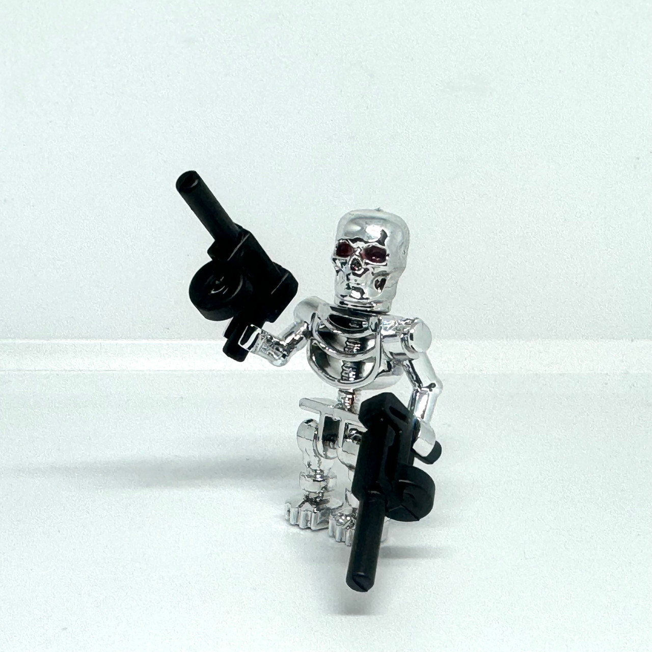 Minifigure Terminator T800 Both Skeleton Terminator S Chromed Toys US ...