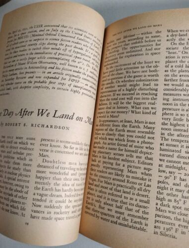 December 1955 Magazine Of Fantasy And Science Fiction MARS ARTICLE ...