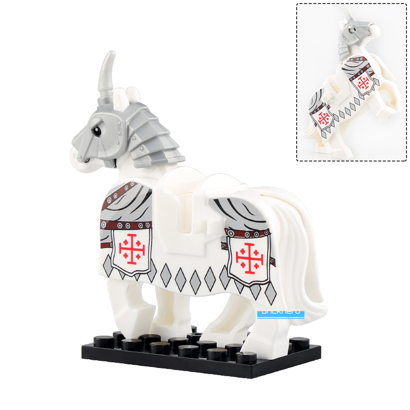 Castle Knights of the Holy Sepulchre Charger Horse Lego Custom ...