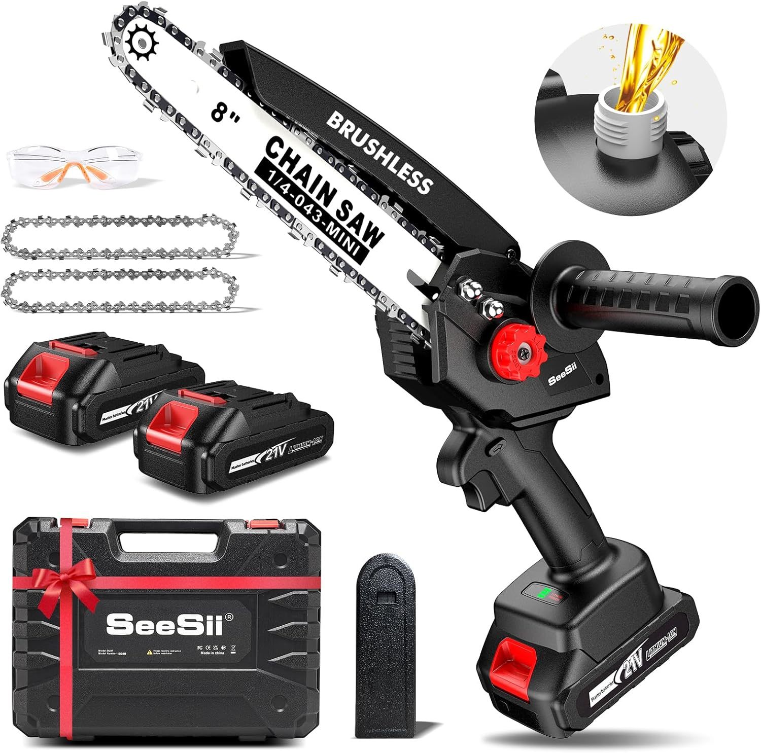 Seesii Mini Chainsaw 8 inch DL07, Electric and 50 similar items