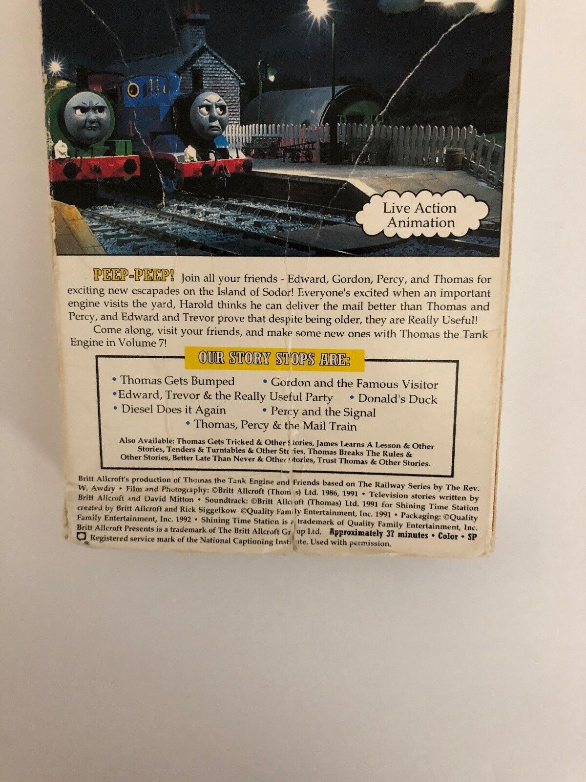 Thomas The Tank Engine & Friends-Thomas Gets Bumped & Other Stories-VHS ...