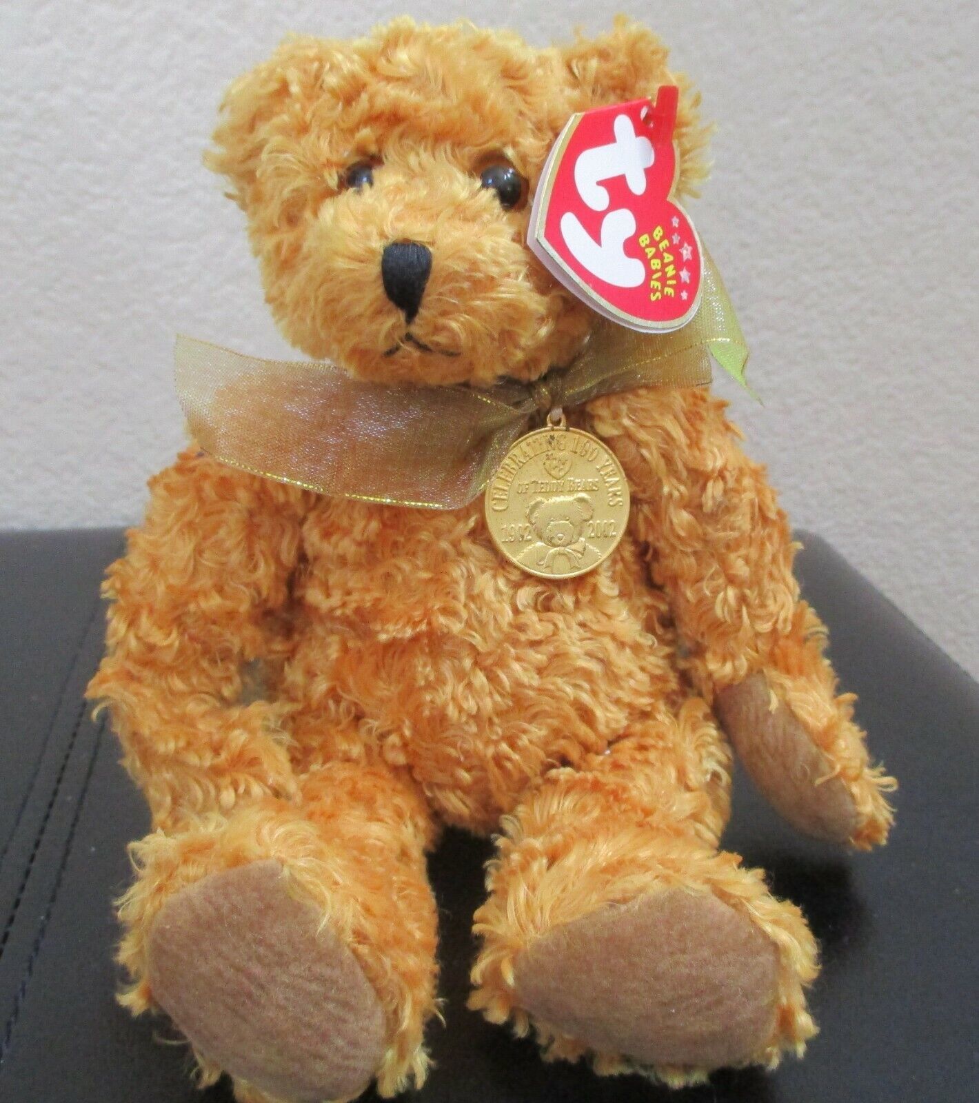 Ty Beanie Baby Teddy 2002 Celebrating 100 years of Teddy Bears NEW ...