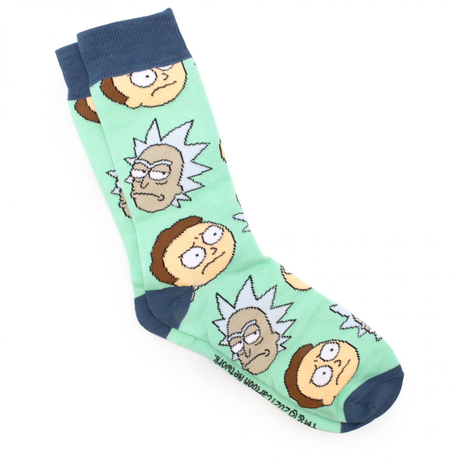 Rick And Morty 3-Pair Crew Socks and Pint Glass Gift Set Multi-Color ...