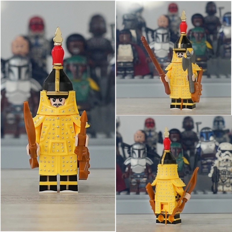 8pcs The Eight Banners The Qing Dynasty Army Soldiers Minifigures Set ...