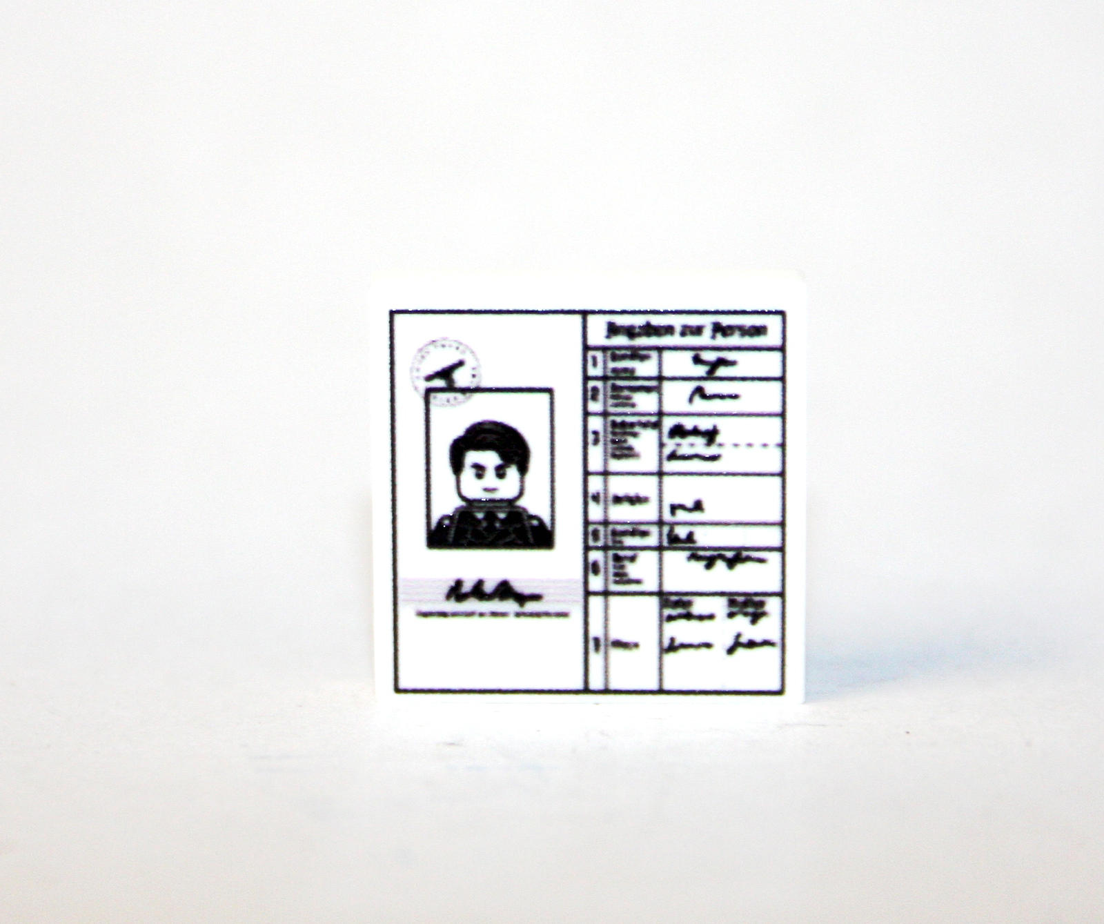 Personnel File Folder Construction Piece Collectible Minifigures Toys ...