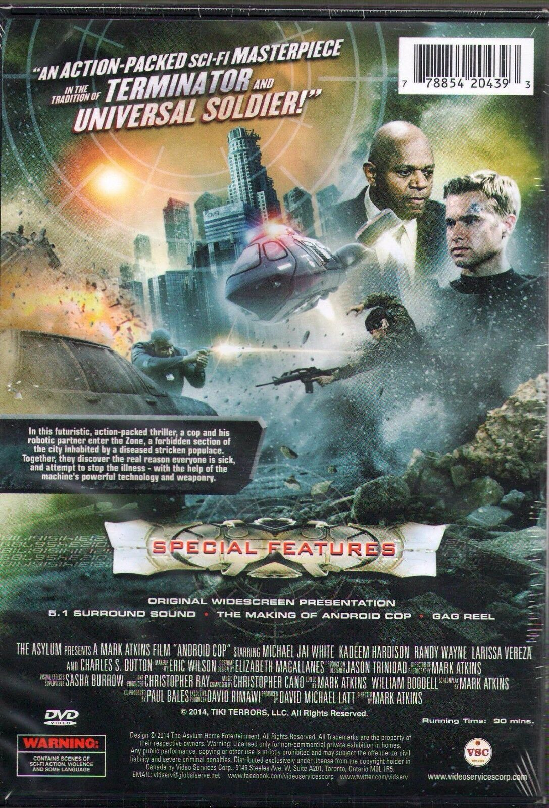 Android Cop (DVD, 2014) Charles S. Dutton, Michael Jai White ...