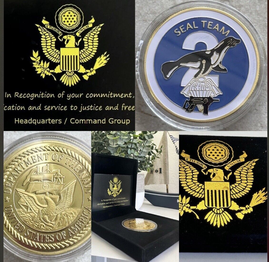 US Navy SEAL Team Two Naval Special Warfare Command NSW SOCOM Challenge ...