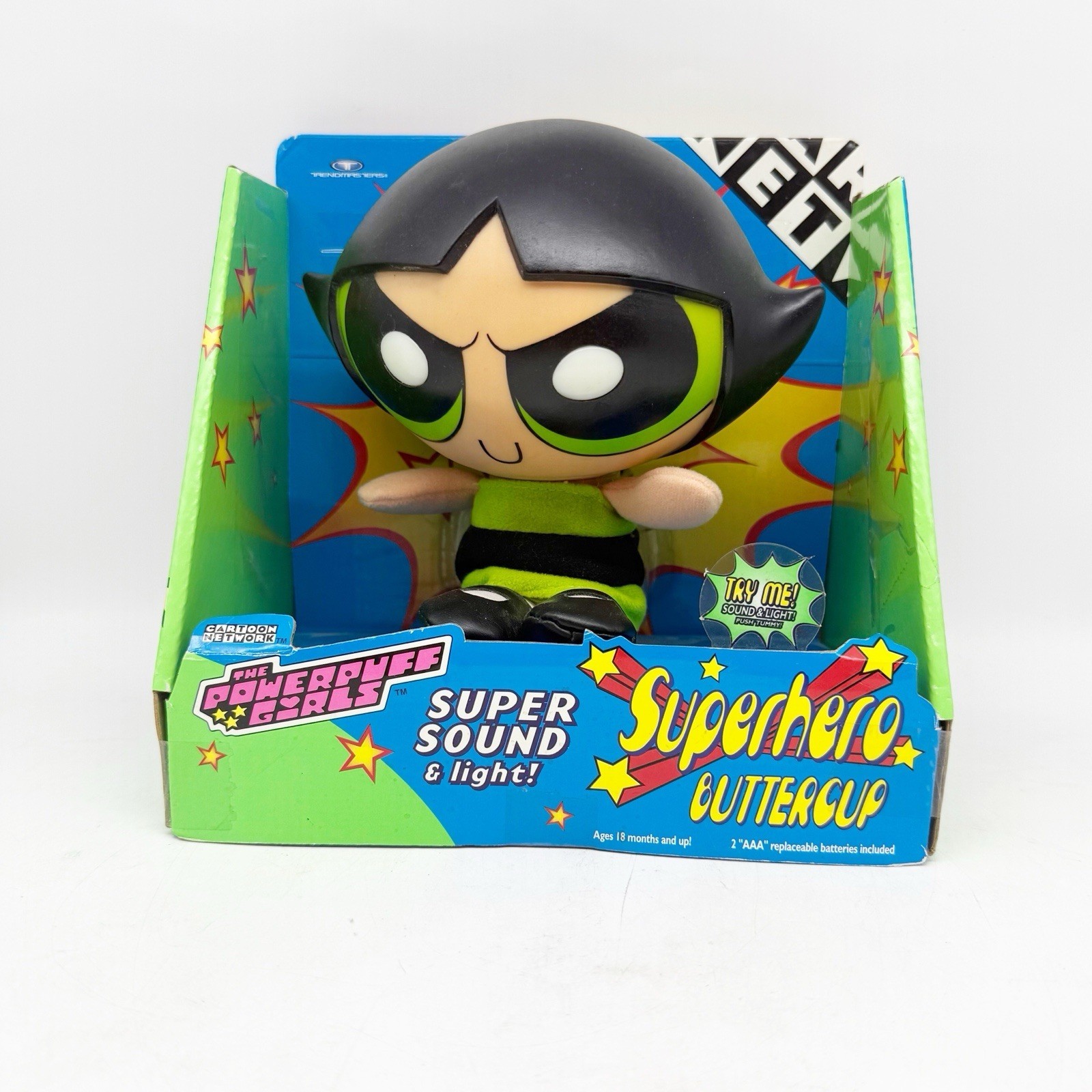 Trendmasters The Powerpuff Girls Super Hero Buttercup Super Sound And ...