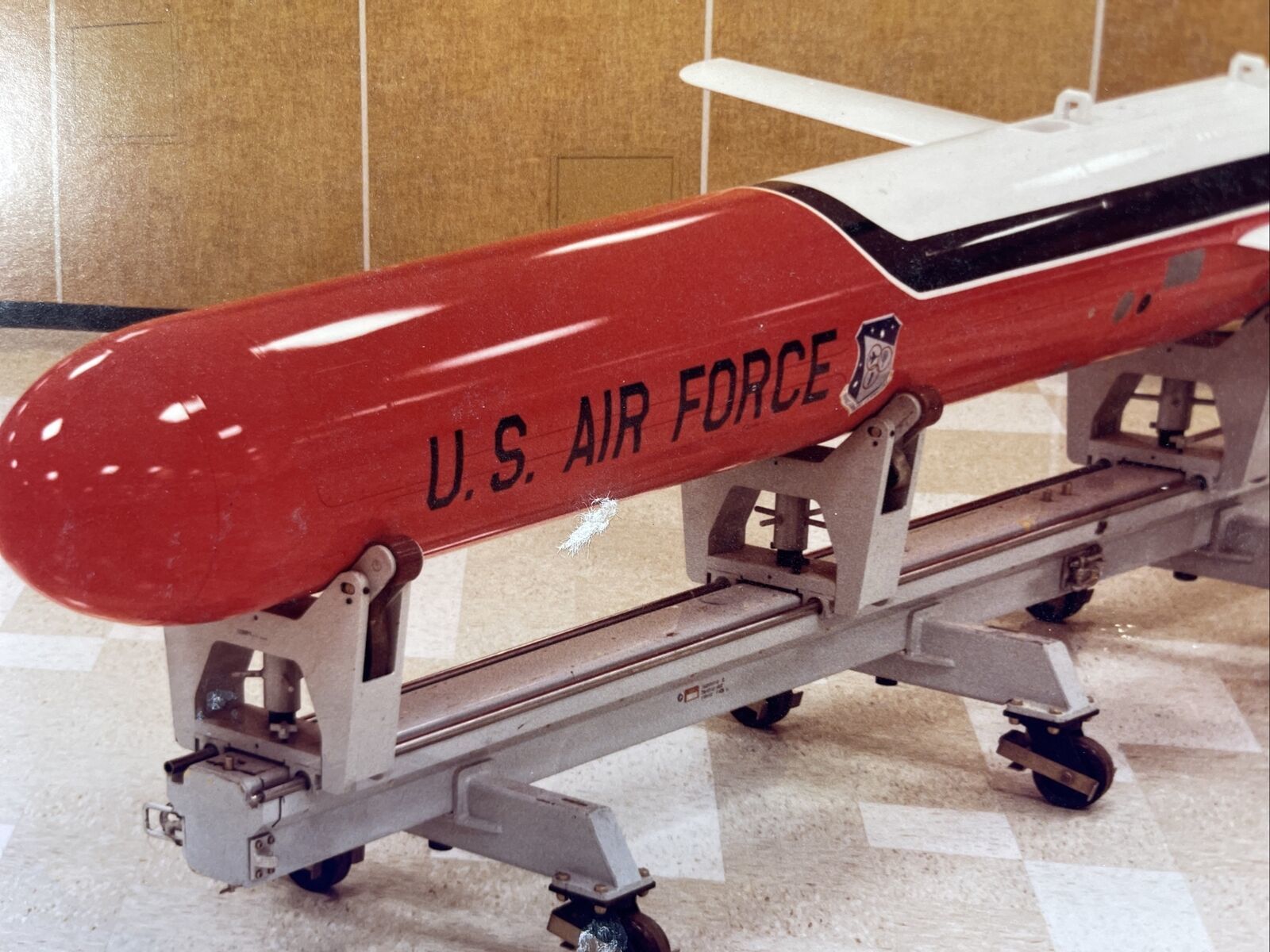 Photo of USA missile On Loading Cart - Photographs