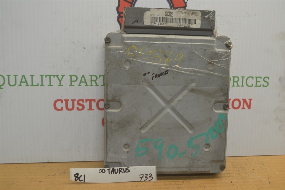 2000 Ford Taurus Sable Engine Computer Unit ECU YF1F12A650MC Module 733 ...