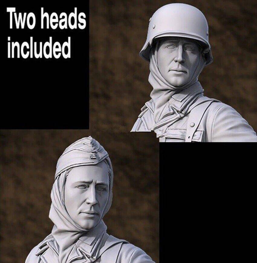 1/24 Resin Model Kit German Soldier Waffen SS (no base) WW2 Unpainted ...