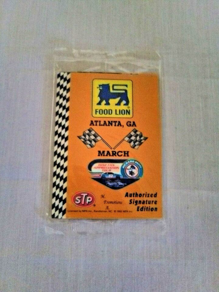 Food Lion Card Pack Of 4 Richard Petty Fan Appreciation March Atlanta ...