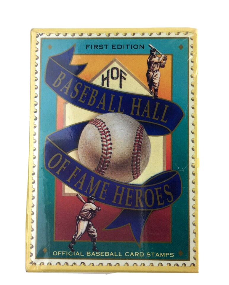 Baseball Card Postage Stamps Hall Of Fame Heroes First Edition ...