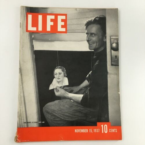 VTG Life Magazine November 15 1937 Republican Navy Josef Hoffman Hip ...
