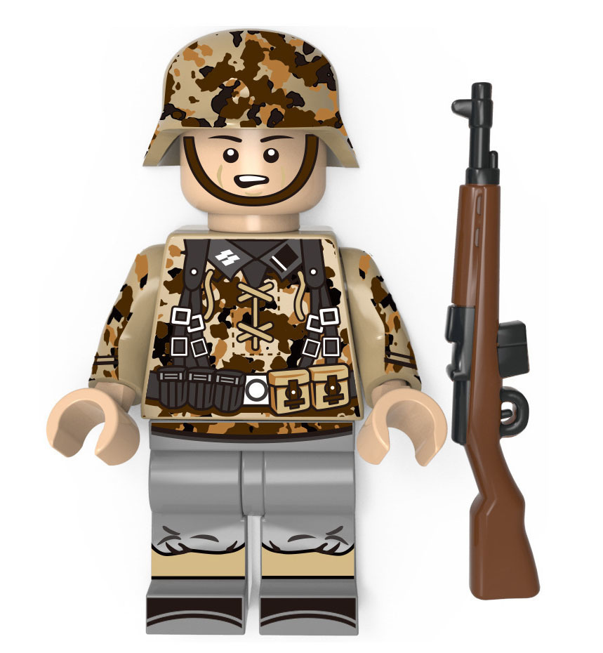 21pcs/set WW2 German Troops with Autumn Uniforms Minifigure Blocks ...