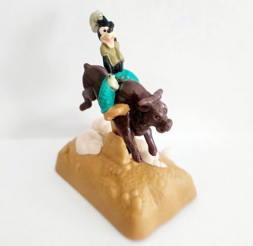 1990s Disney Goofy Bull Rider Wind Up Figurine Plastic Toy Burger King ...