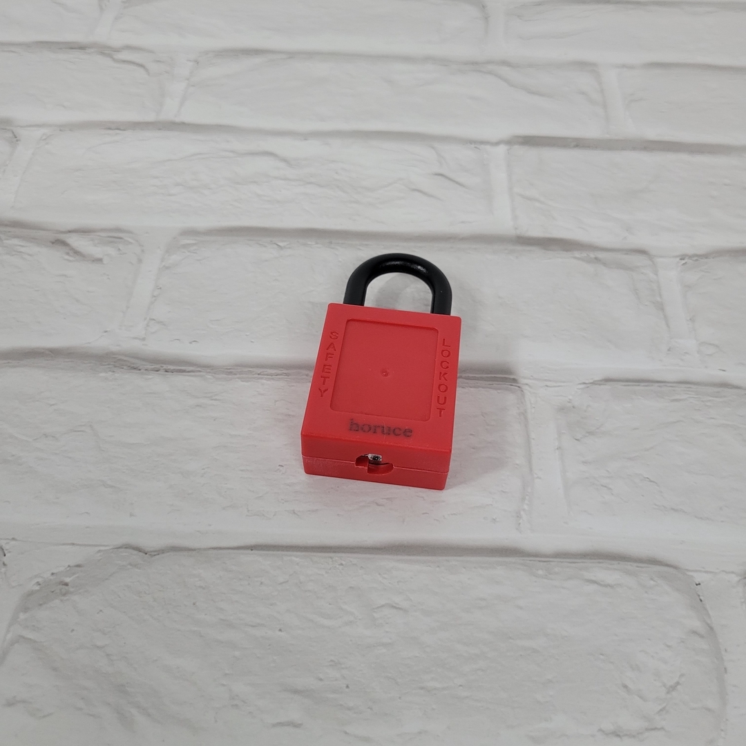 horuce Safety Padlock, Red Plastic Safety Padlock, Secure Your ...