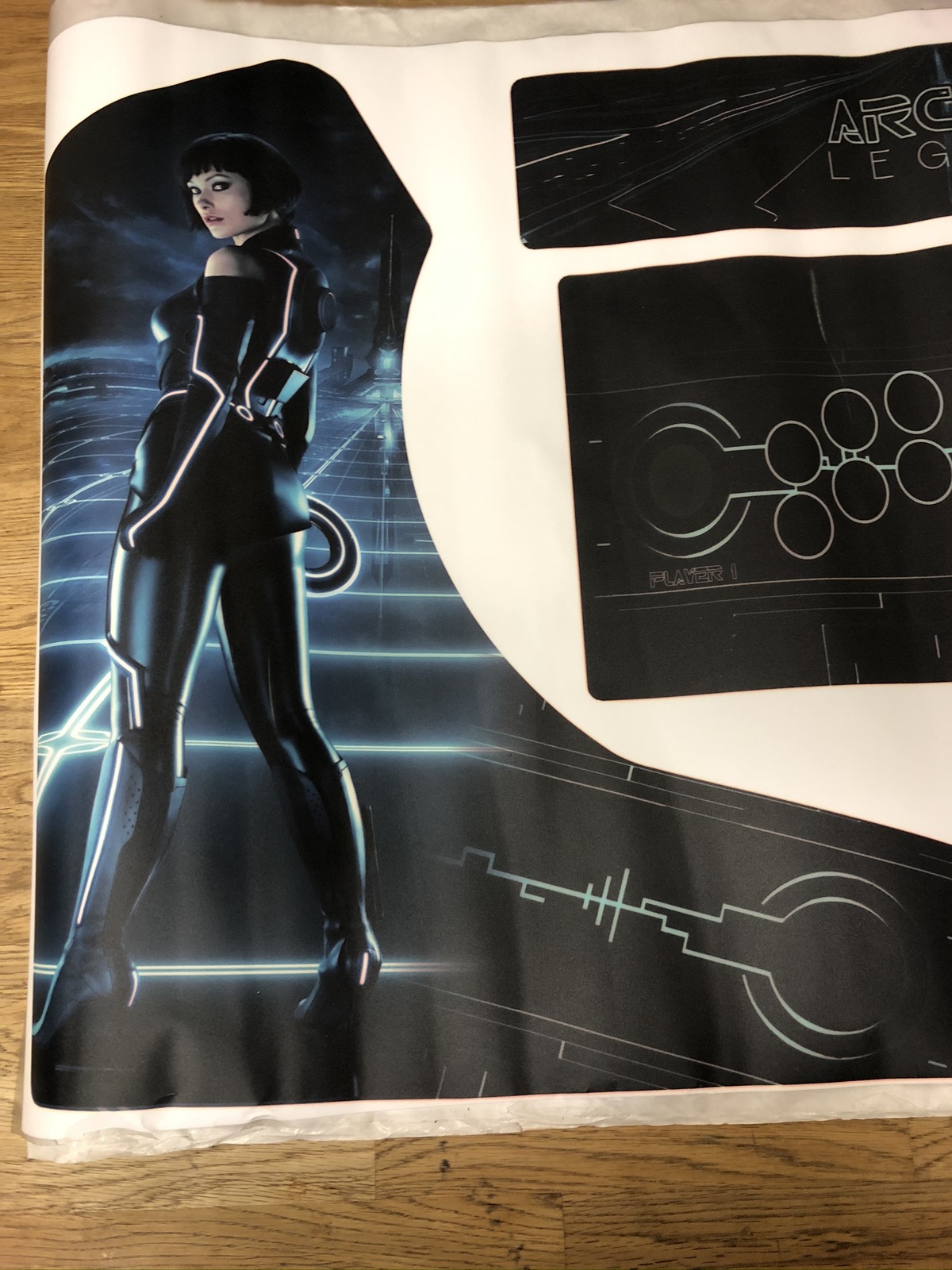 Tron Bartop Artwork Graphics Cabinet Retro and similar items