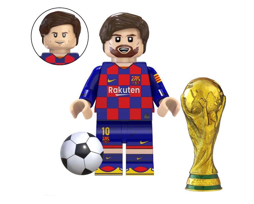 Minifigure Leo Messi Soccer Player World Cup Toys - LEGO (R) Minifigures